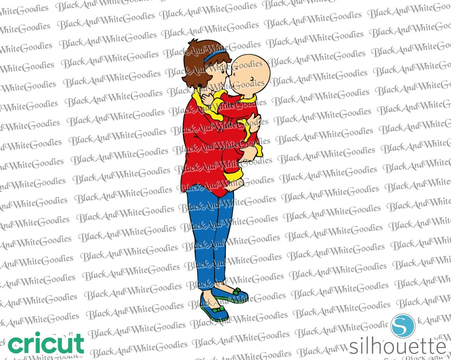 Caillou Svg, Layered Svg, Cricut, Cut File, Cutting File, Clipart, Png ...