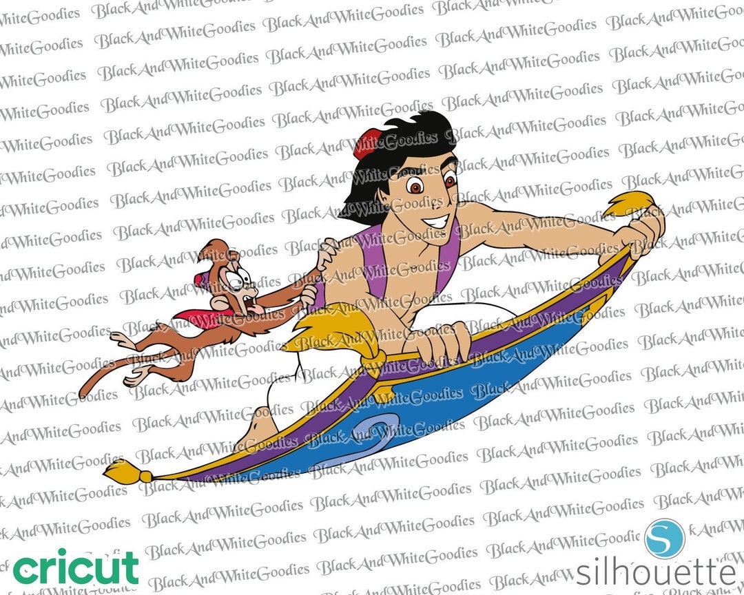 Aladdin Svg, Layered Svg, Cricut, Cut File, Cutting File, Clipart, Png ...