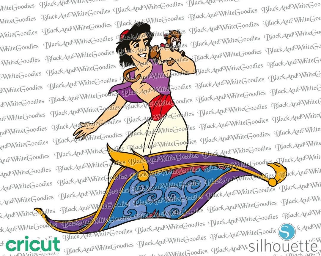 Aladdin Svg, Layered Svg, Cricut, Cut File, Cutting File, Clipart, Png ...