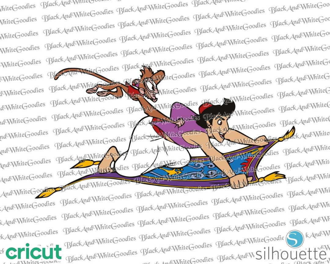 Aladdin Svg, Layered Svg, Cricut, Cut File, Cutting File, Clipart, Png ...
