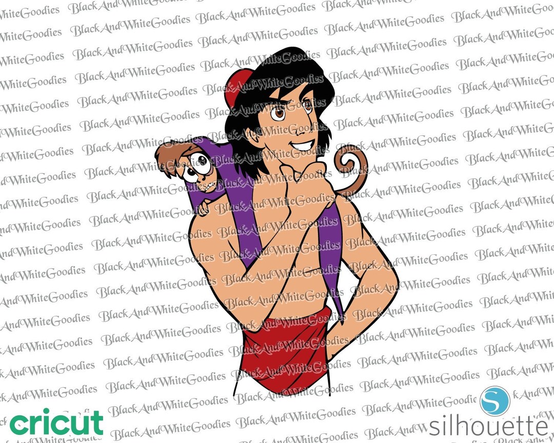 Aladdin Svg, Layered Svg, Cricut, Cut File, Cutting File, Clipart, Png ...