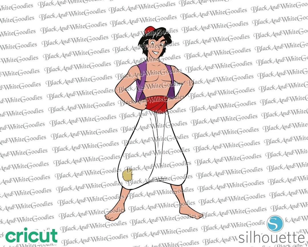 Aladdin Svg, Layered Svg, Cricut, Cut File, Cutting File, Clipart, Png ...