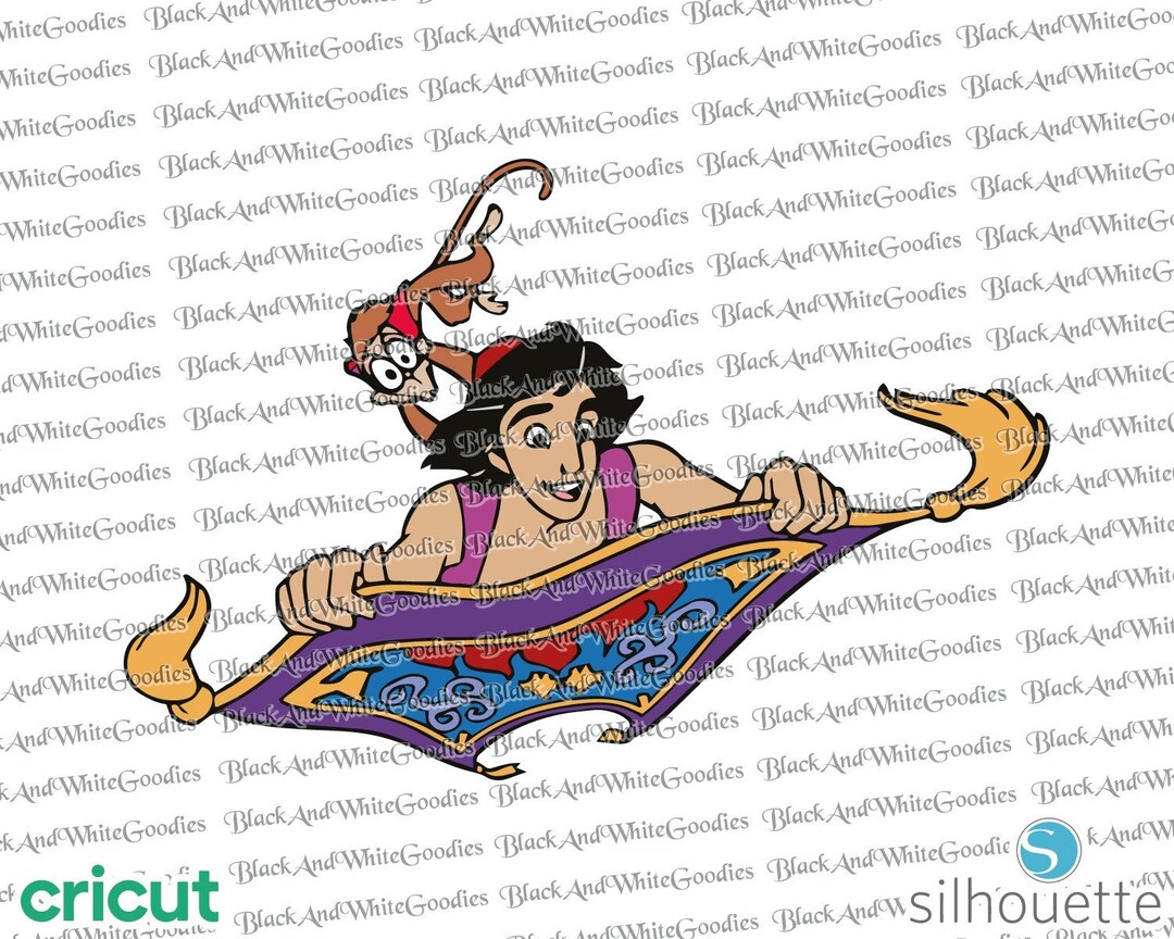 Aladdin Svg, Layered Svg, Cricut, Cut File, Cutting File, Clipart, Png ...