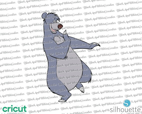 Baloo Jungle Book Svg Layered Svg Cricut Cut File Cutting | Etsy