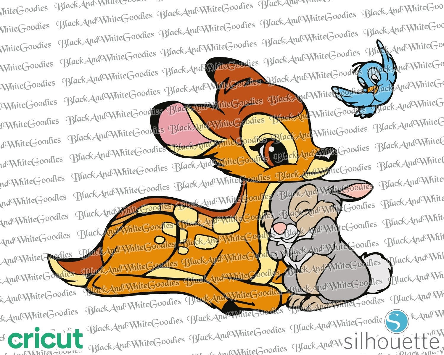 2 Ochi Caprui Bambi Downloadable Clipart