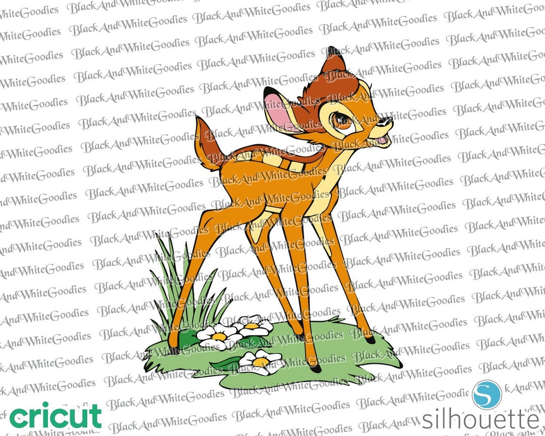 Bambi Svg, Layered Svg, Cricut, Cut File, Cutting File, Clipart, Png ...