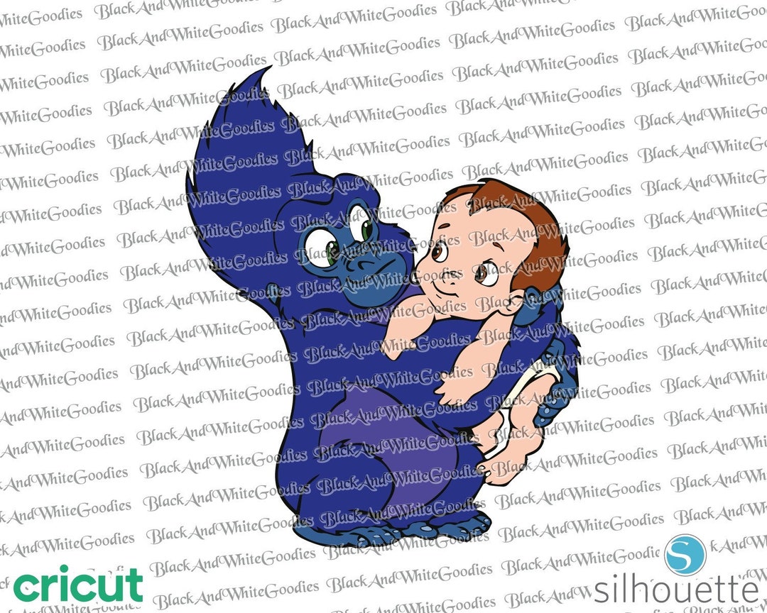 Baby Tarzan Svg, Layered Svg, Cricut, Cut File, Cutting File, Clipart ...