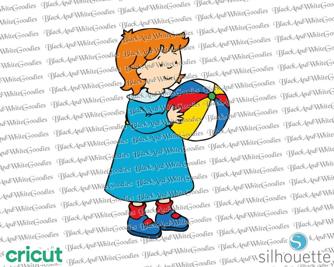 Caillou Svg, Layered Svg, Cricut, Cut File, Cutting File, Clipart, Png ...