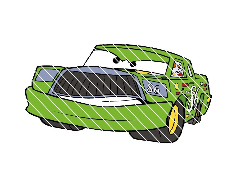 Cars Svg, Chick Hicks Svg, Cars Cricut, Cars Cut File, Cars Silhouette ...