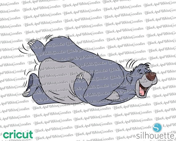 Baloo Jungle Book Svg Layered Svg Cricut Cut File Cutting - Etsy Hong Kong
