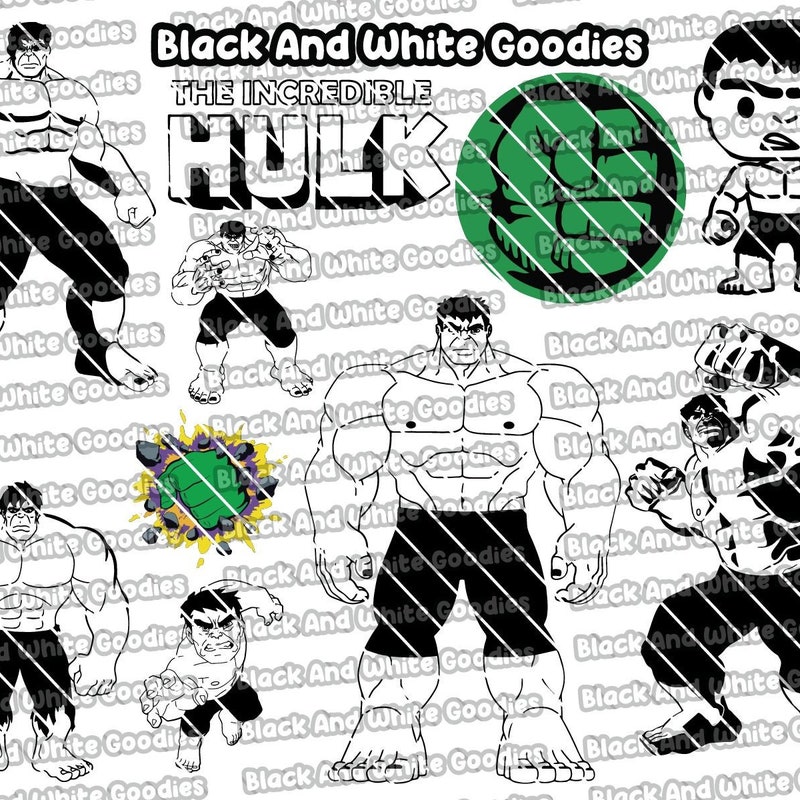 Hulk Svg - Etsy