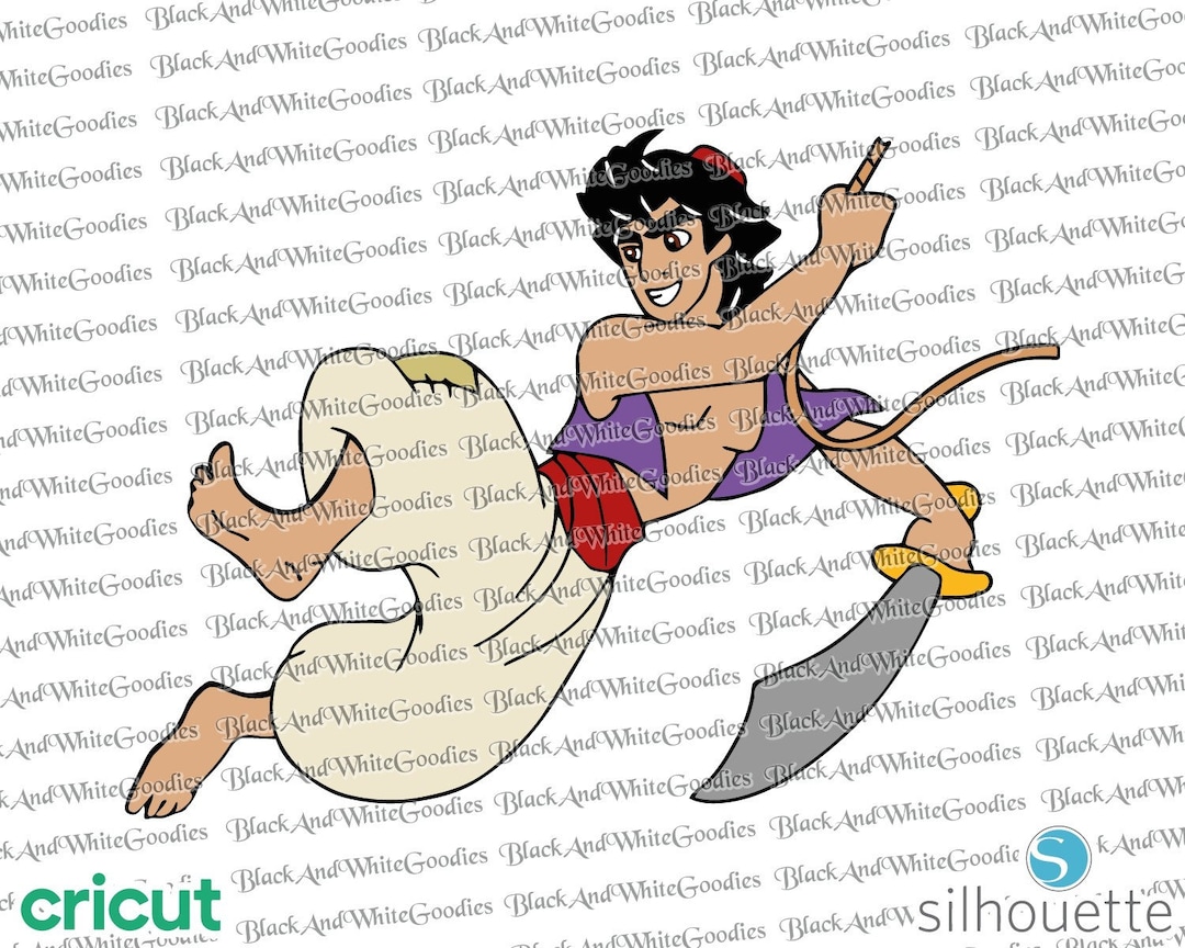 Aladdin Svg, Layered Svg, Cricut, Cut File, Cutting File, Clipart, Png ...