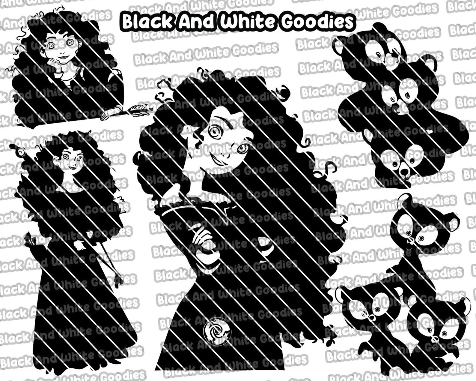 Brave Silhouette Brave Svg Brave Outline Brave Cricut | Etsy