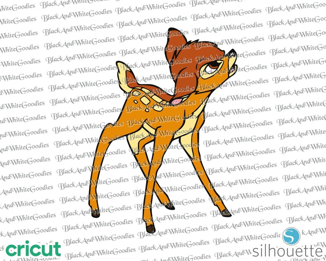 Bambi Svg, Layered Svg, Cricut, Cut File, Cutting File, Clipart, Png ...