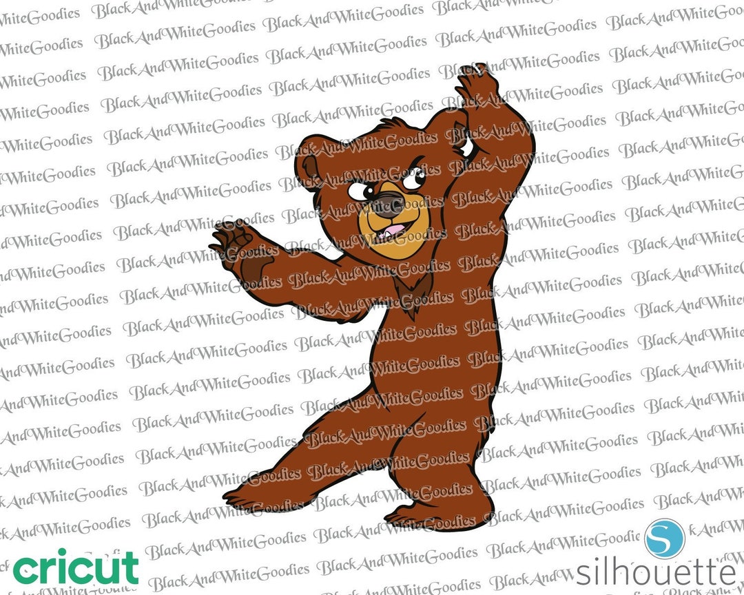 Brother Bear Svg, Layered Svg, Cricut, Cut File, Cutting File, Clipart ...