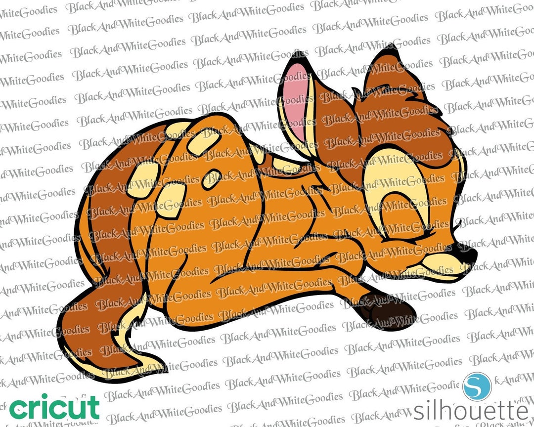Bambi Svg, Layered Svg, Cricut, Cut File, Cutting File, Clipart, Png ...