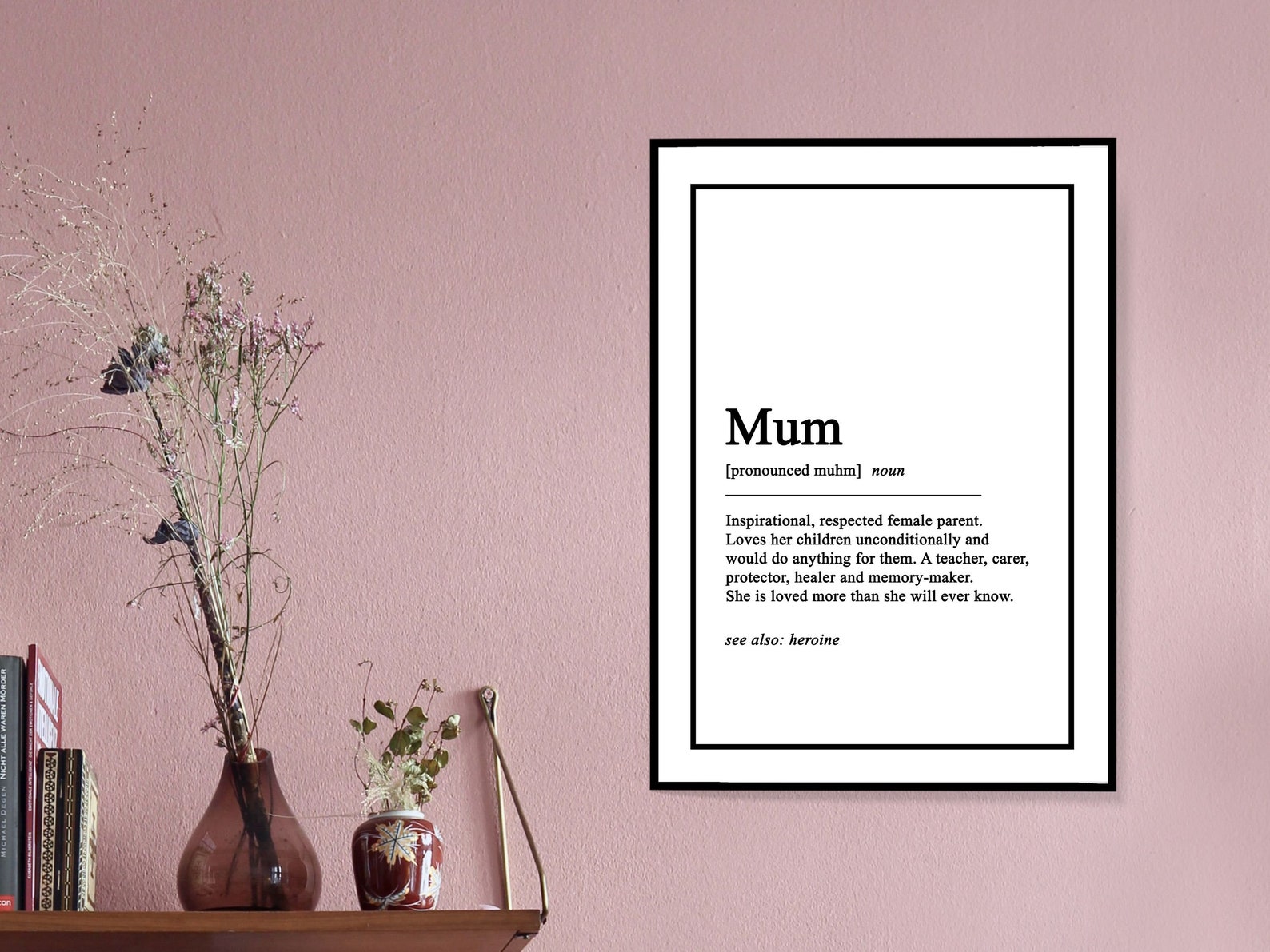 Mum Definition Print Custom Print Decor Gift Bespoke - Etsy