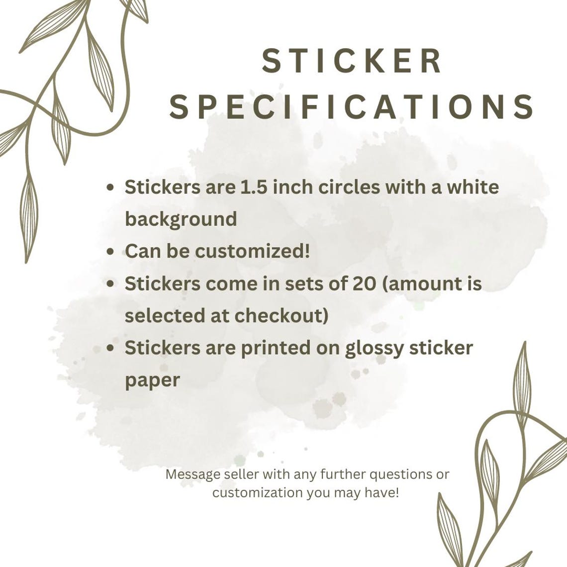 The Perfect Blend Sticker 1.5 Inch Custom Sticker Labels Mr and Mrs ...