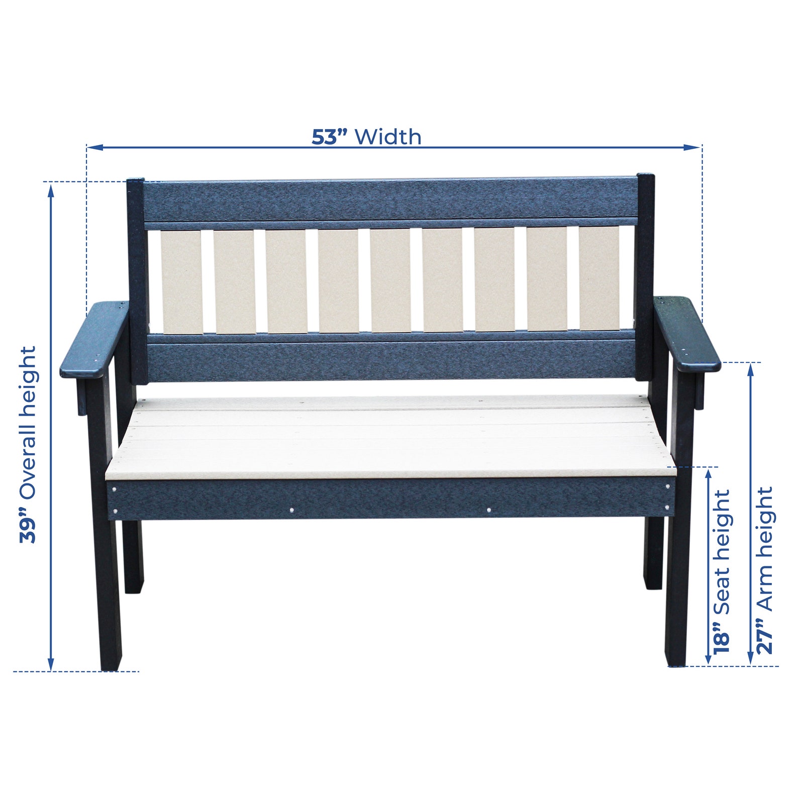 English Garden Poly Bench - Etsy