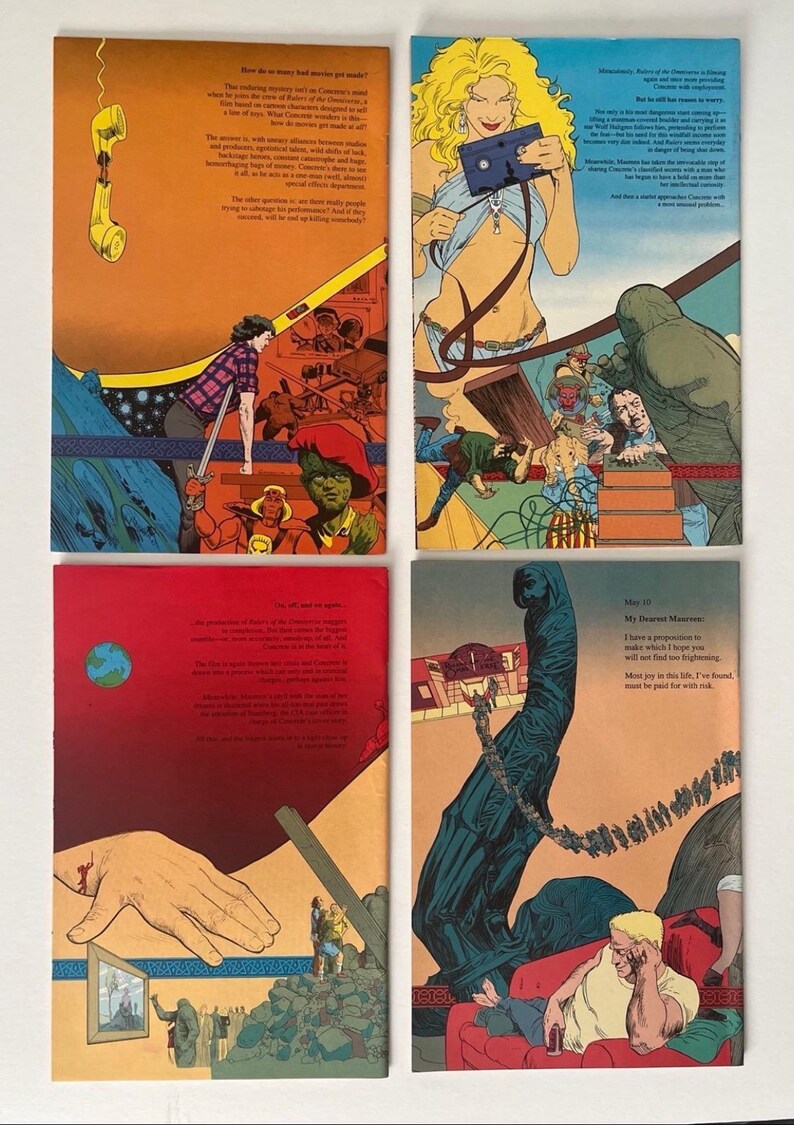 Dark Horse Comic Book Paul Chadwicks Concrete #1-4, Fragile Creature ...