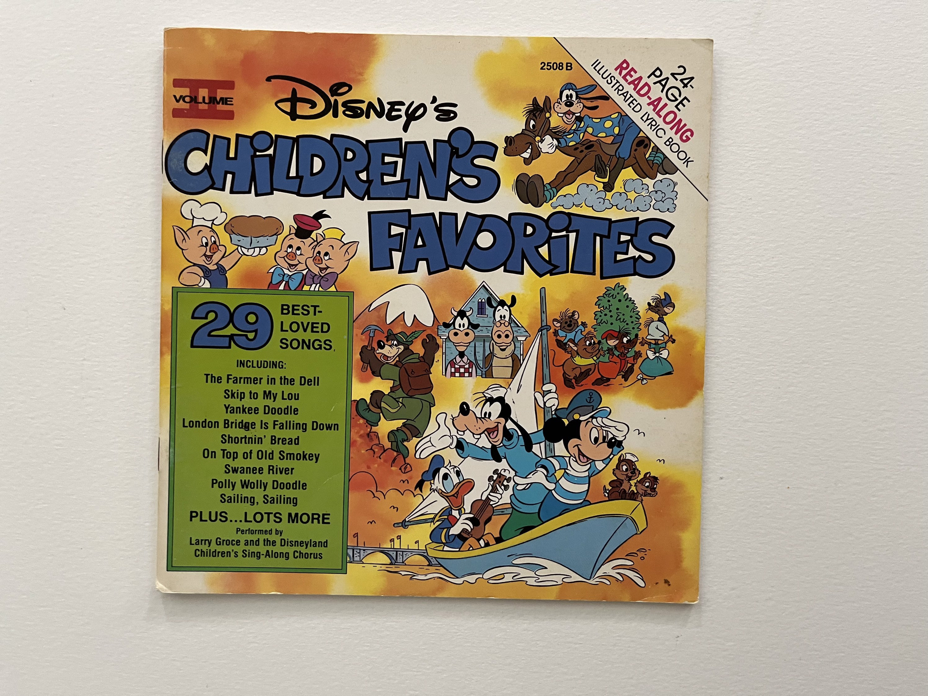 Disney Childrens Favorites Vol 1& 2, See Hear Read Book Series, Book ...