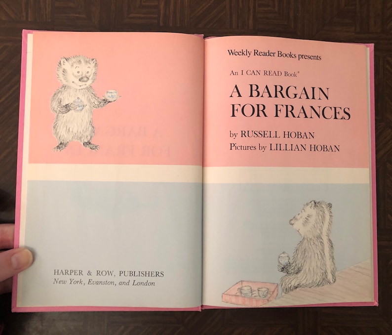 A Bargain for Frances by Russell Hoban an I Can Read Book - Etsy