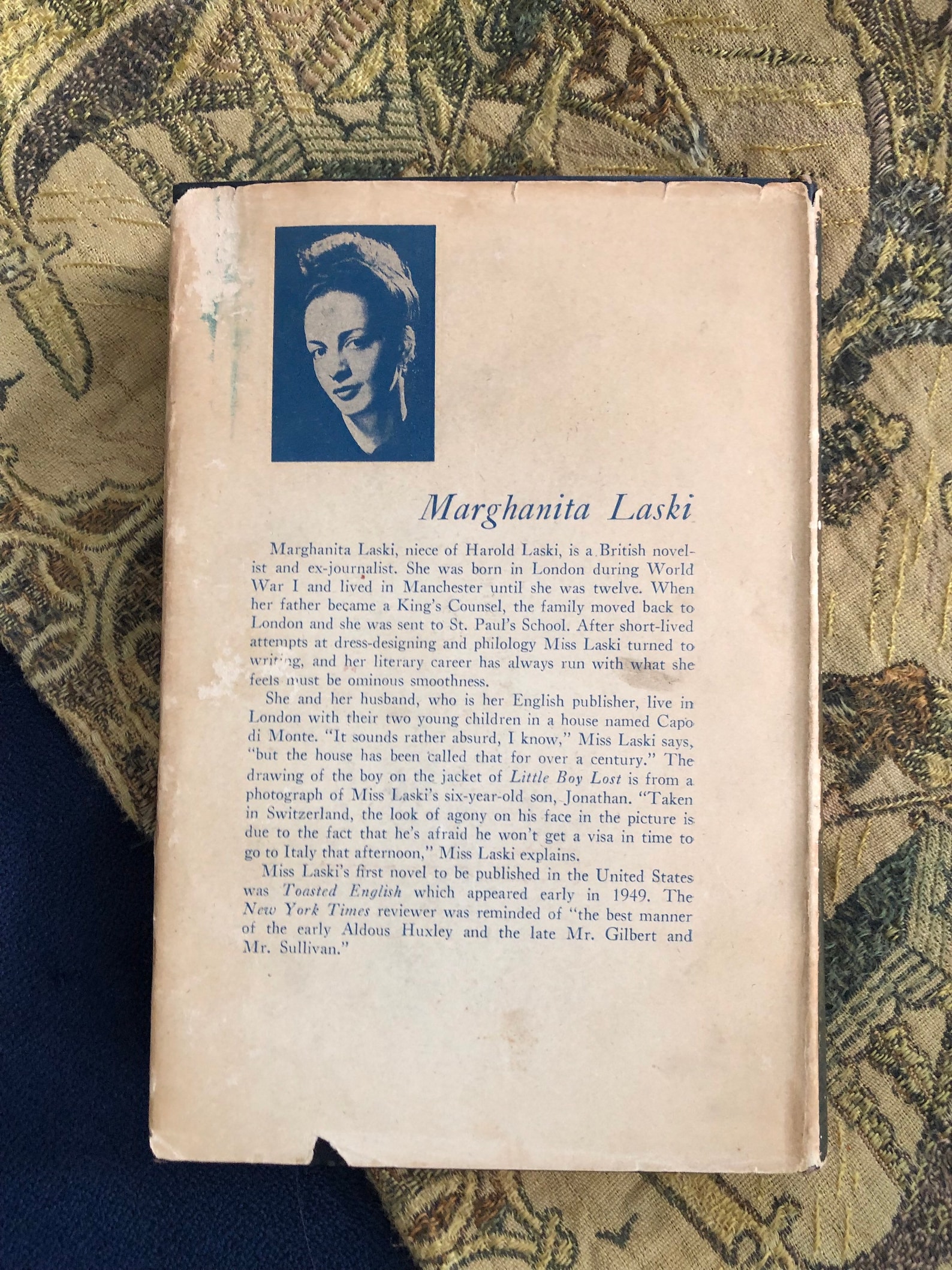 Little Boy Lost by Marghanita Laski First Edition Frank - Etsy