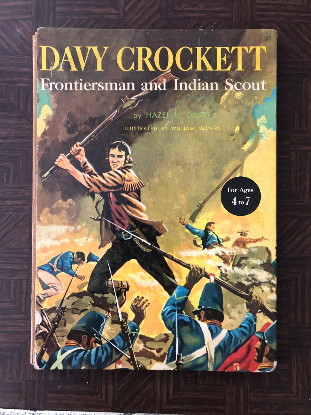 Davy Crockett Frontiersman and Indian Scout by Hazel Davey Illustrated ...