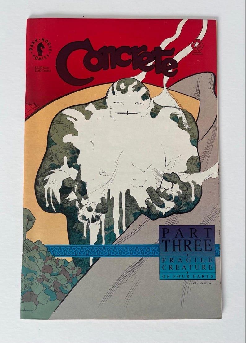 Dark Horse Comic Book Paul Chadwicks Concrete #1-4, Fragile Creature ...