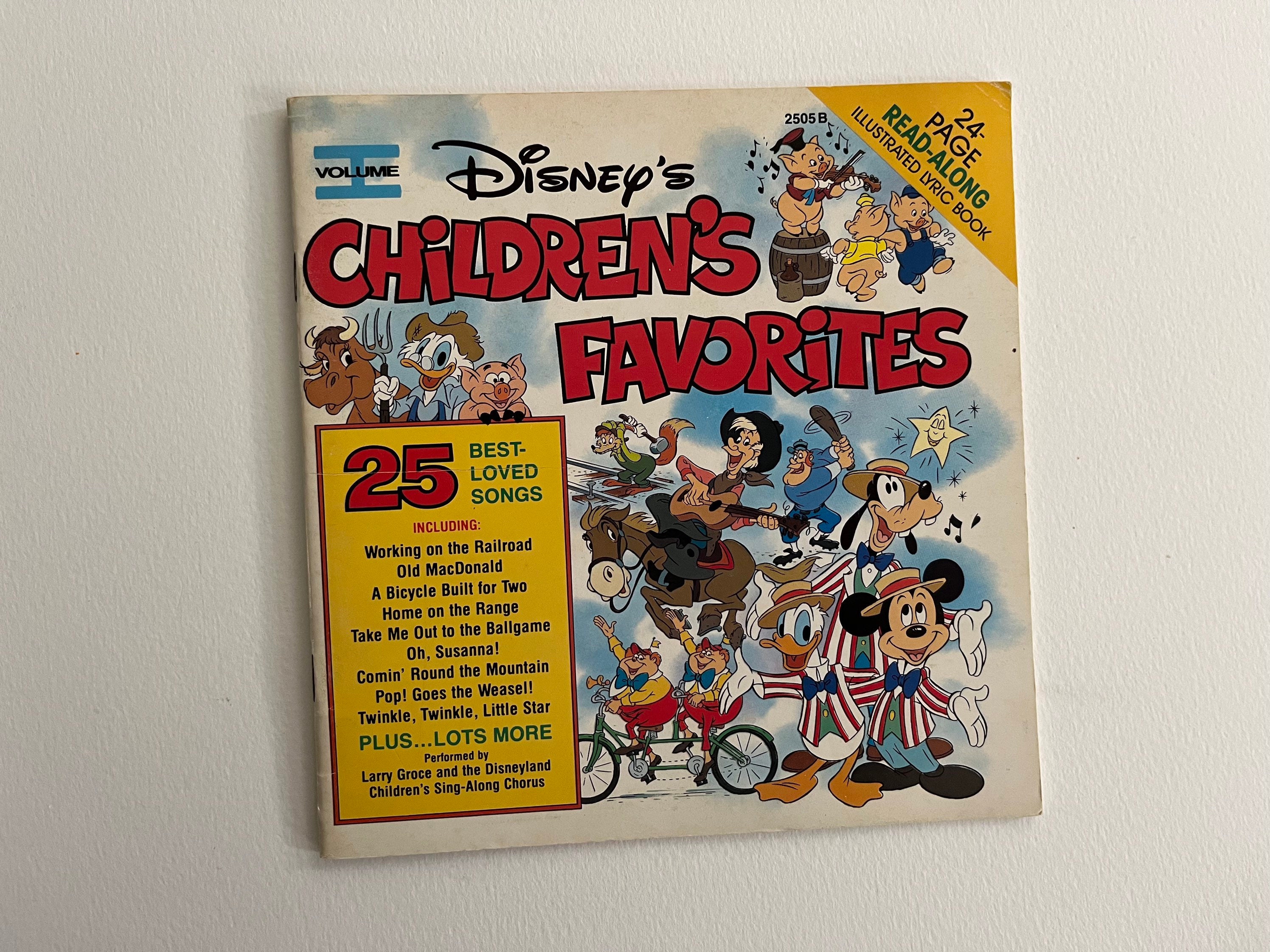 Disney Childrens Favorites Vol 1& 2, See Hear Read Book Series, Book ...