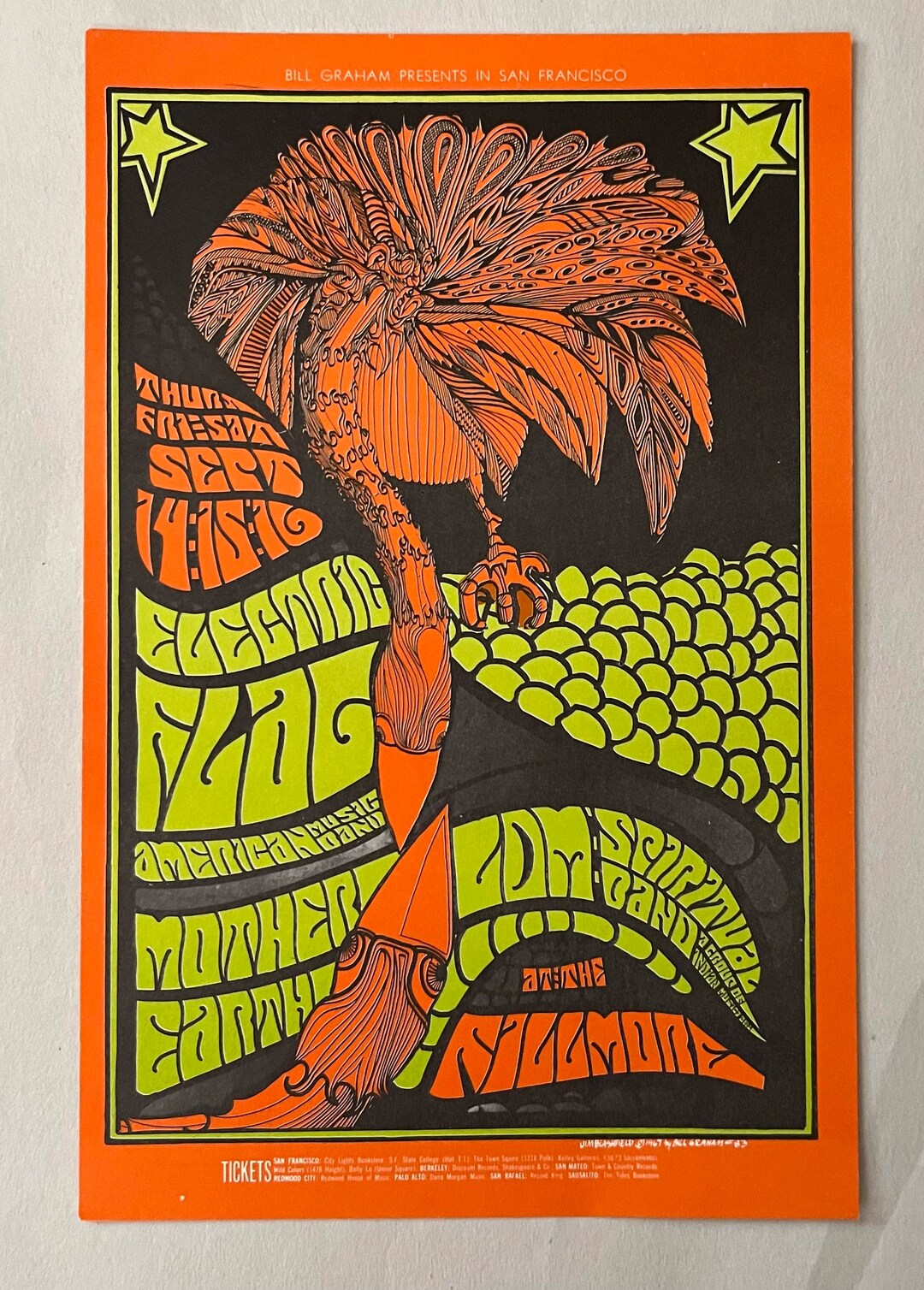 Original Mother Earth Electric Flag Postcard BG 83 - Etsy