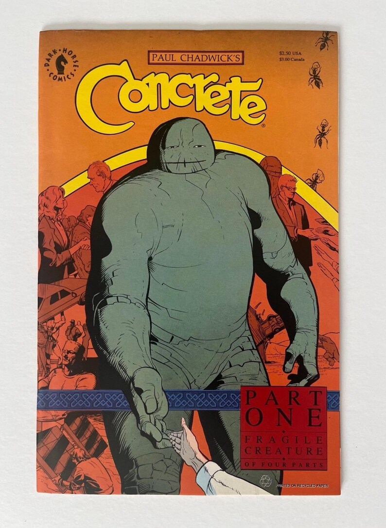 Dark Horse Comic Book Paul Chadwicks Concrete #1-4, Fragile Creature ...