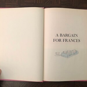 A Bargain for Frances by Russell Hoban an I Can Read Book - Etsy