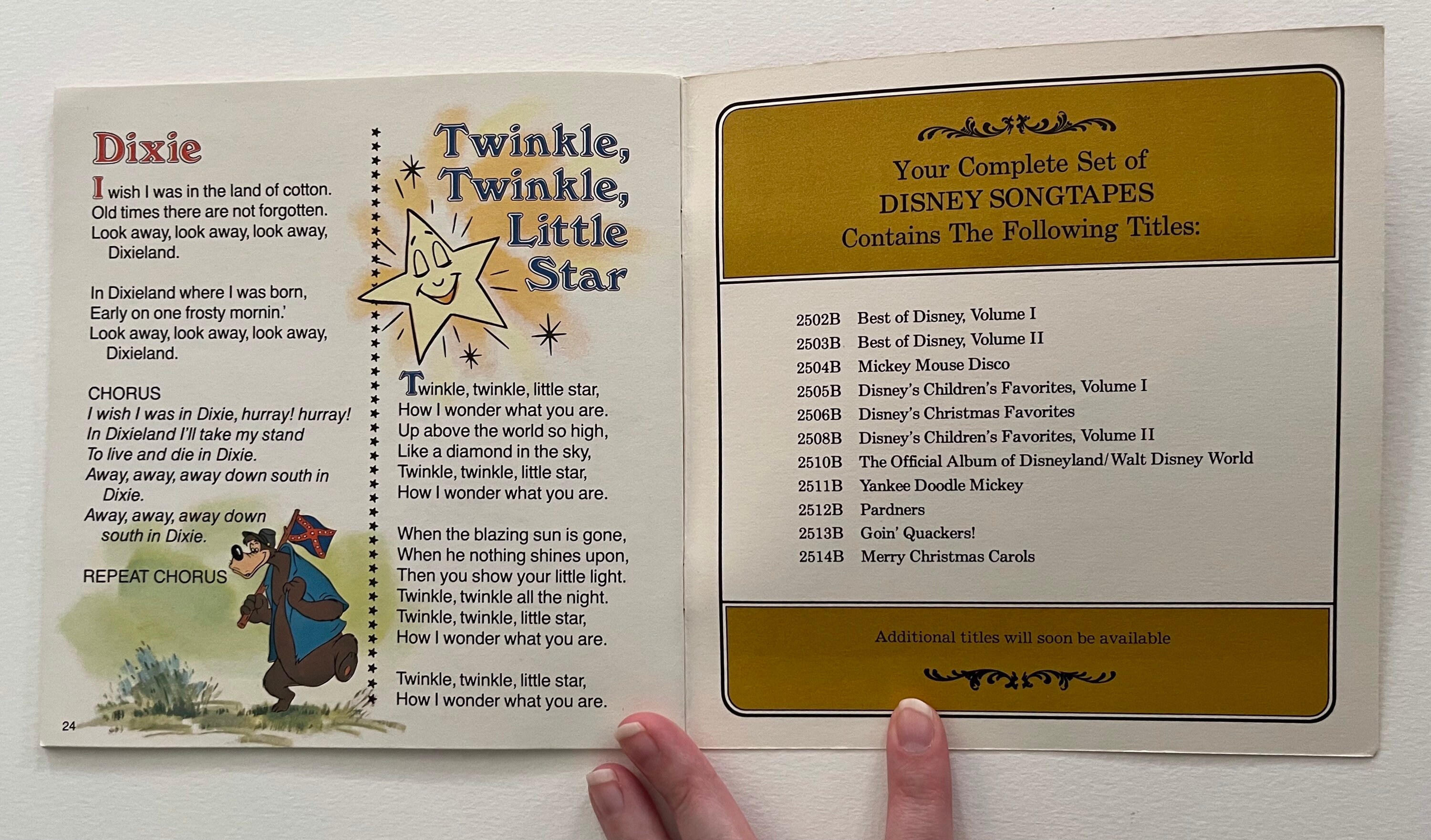 Disney Childrens Favorites Vol 1& 2, See Hear Read Book Series, Book ...