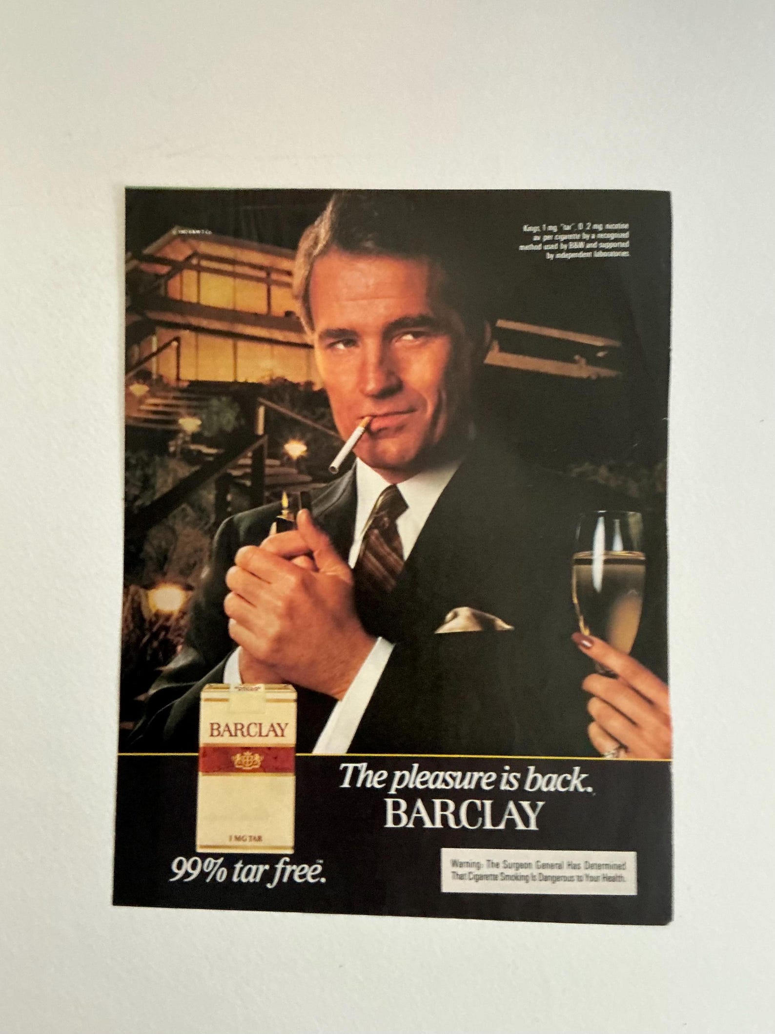 Barclay | 1980s | Vintage Tobacco Ads | Vintage Advertisements ...