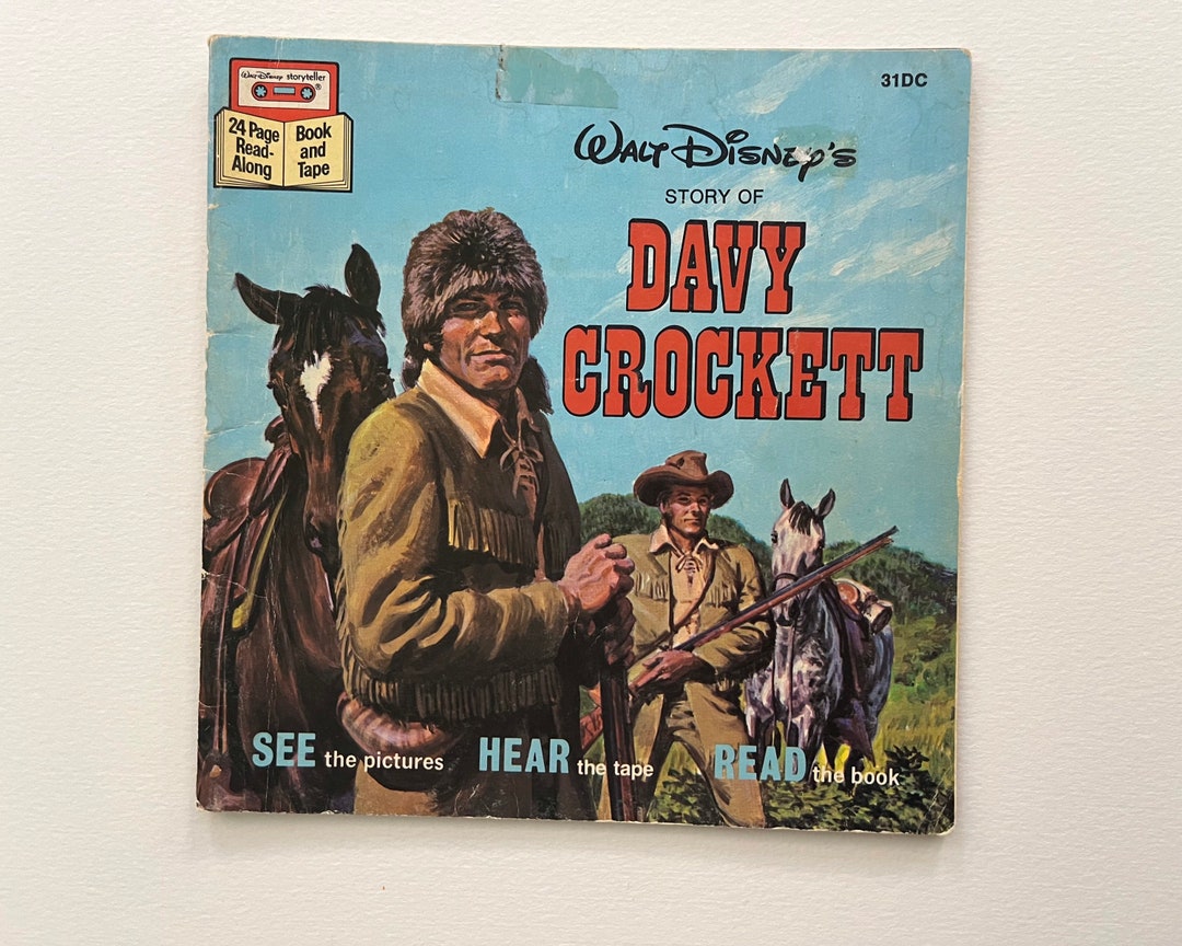 Walt Disneys Story of Davy Crockett See Hear Read Book - Etsy