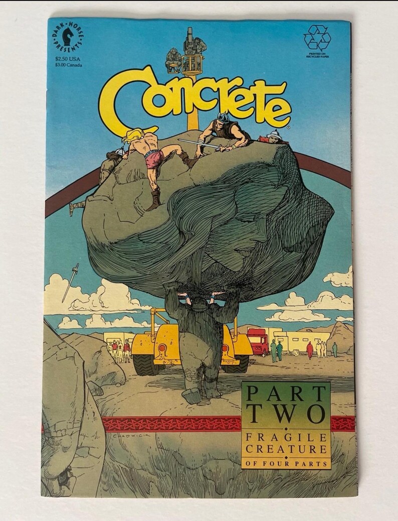 Dark Horse Comic Book Paul Chadwicks Concrete #1-4, Fragile Creature ...