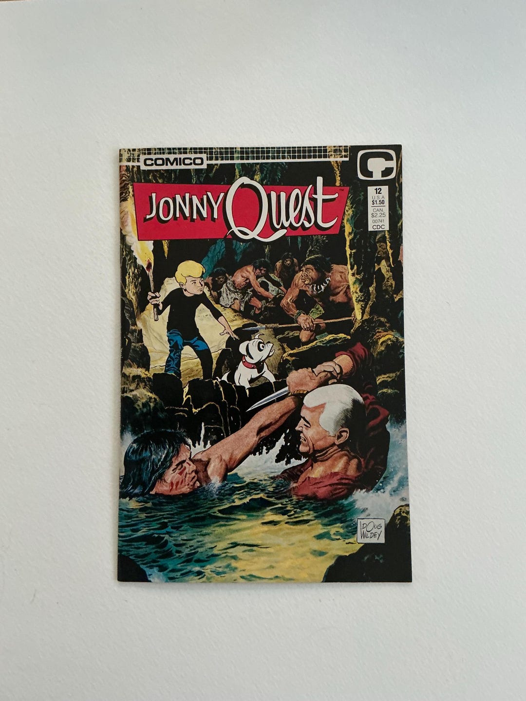 Jonny Quest 12 Comico Comics 1987 Etsy