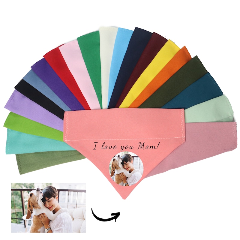 Custom Dog Bandana - Etsy
