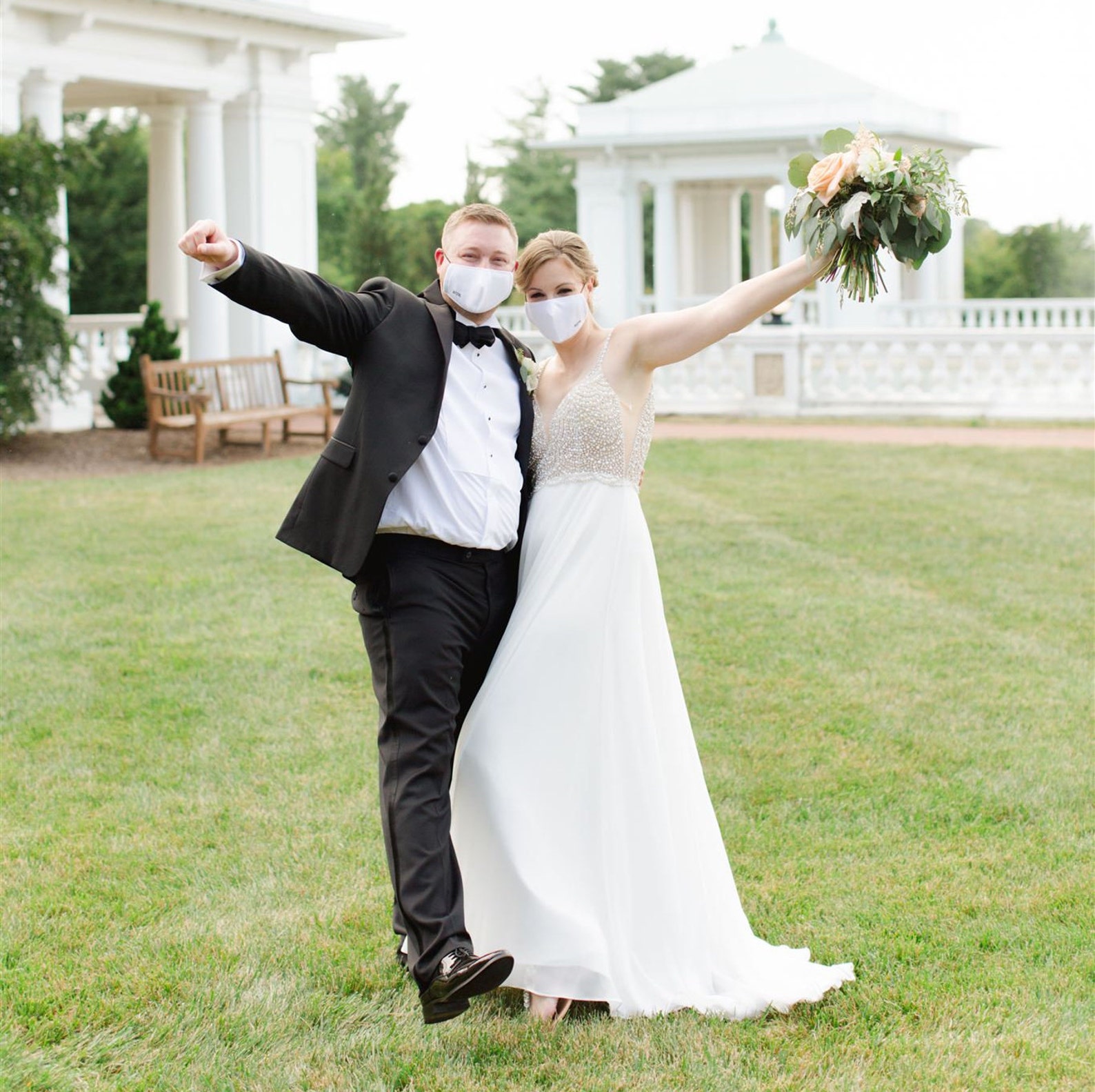 Wedding mask wedding mask for guest face mask with filter | Etsy