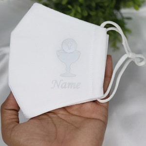 First Communion Mask With Filter, Kid Communion Masks, First Holy ...