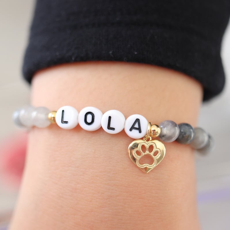 Custom Paw Print Beads - Etsy