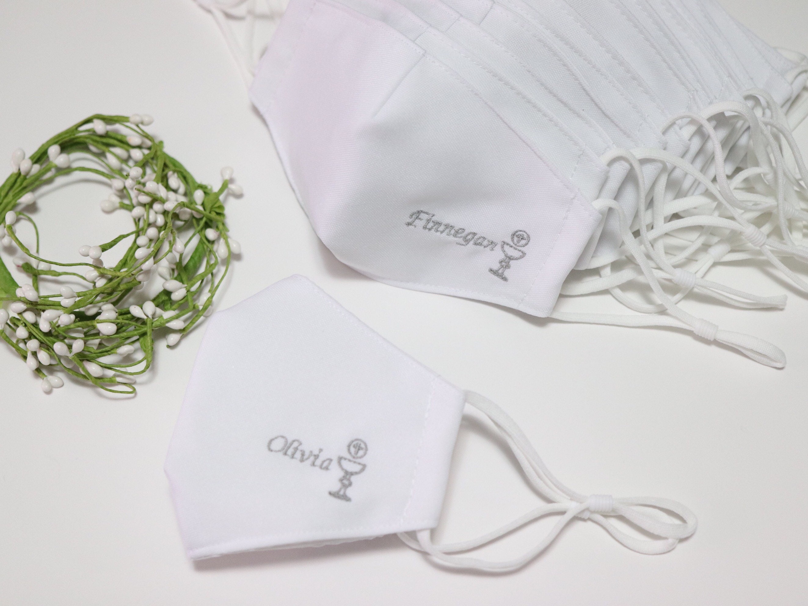 First Communion Mask With Filter Kid Communion Masks First - Etsy