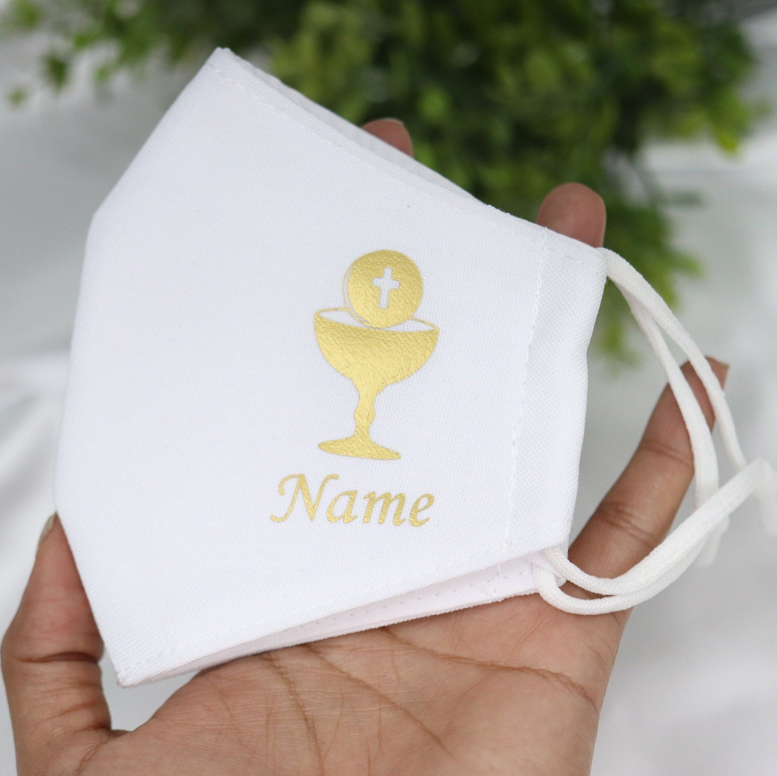 First Communion Mask With Filter Kid Communion Masks First | Etsy