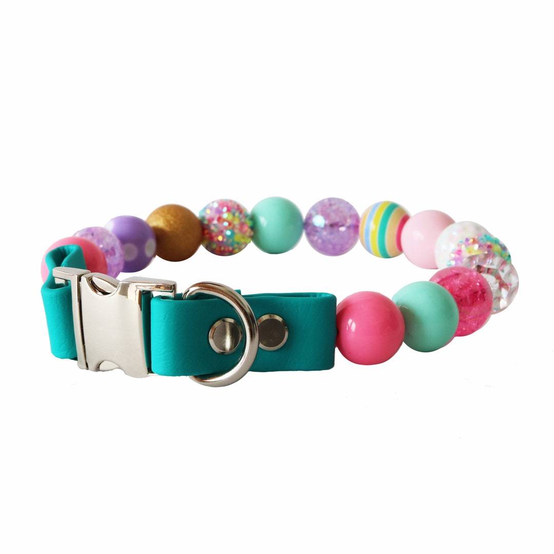Easter Beaded Dog Collar, Fancy Cat Necklace, Waterproof Dog Collar ...