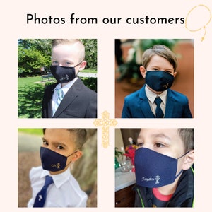 First Communion Mask With Filter, Kid Communion Masks, First Holy ...