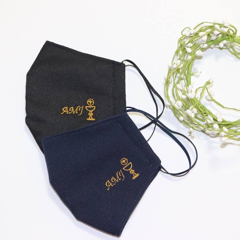 First Communion Mask With Filter Kid Communion Masks First | Etsy