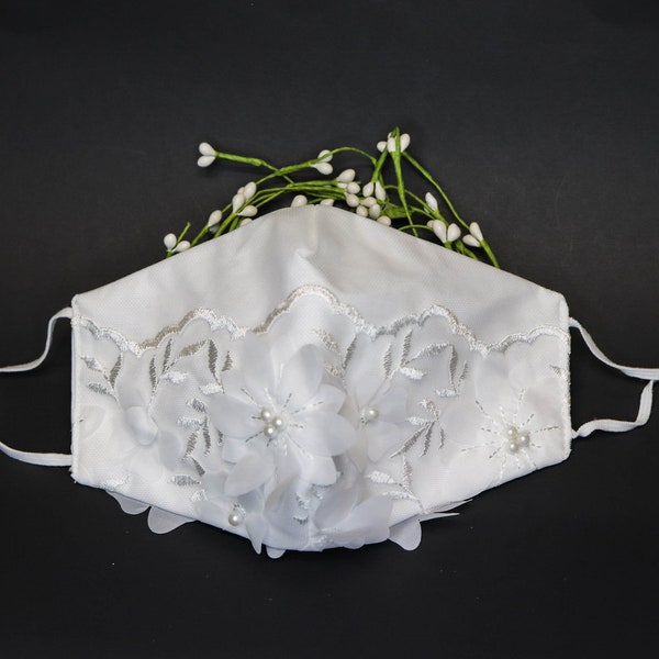 First Communion Face Mask for Girls - Etsy
