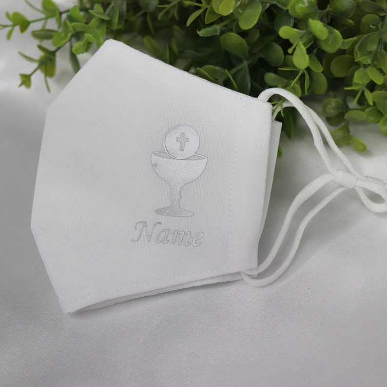 First Communion Mask With Filter Kid Communion Masks First | Etsy