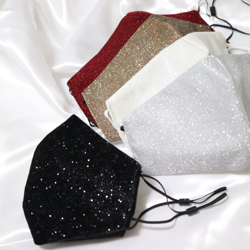 Sequin Face Mask - Etsy